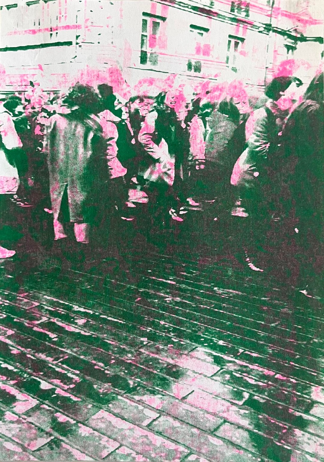 Risography Poster in the Street - Etsy