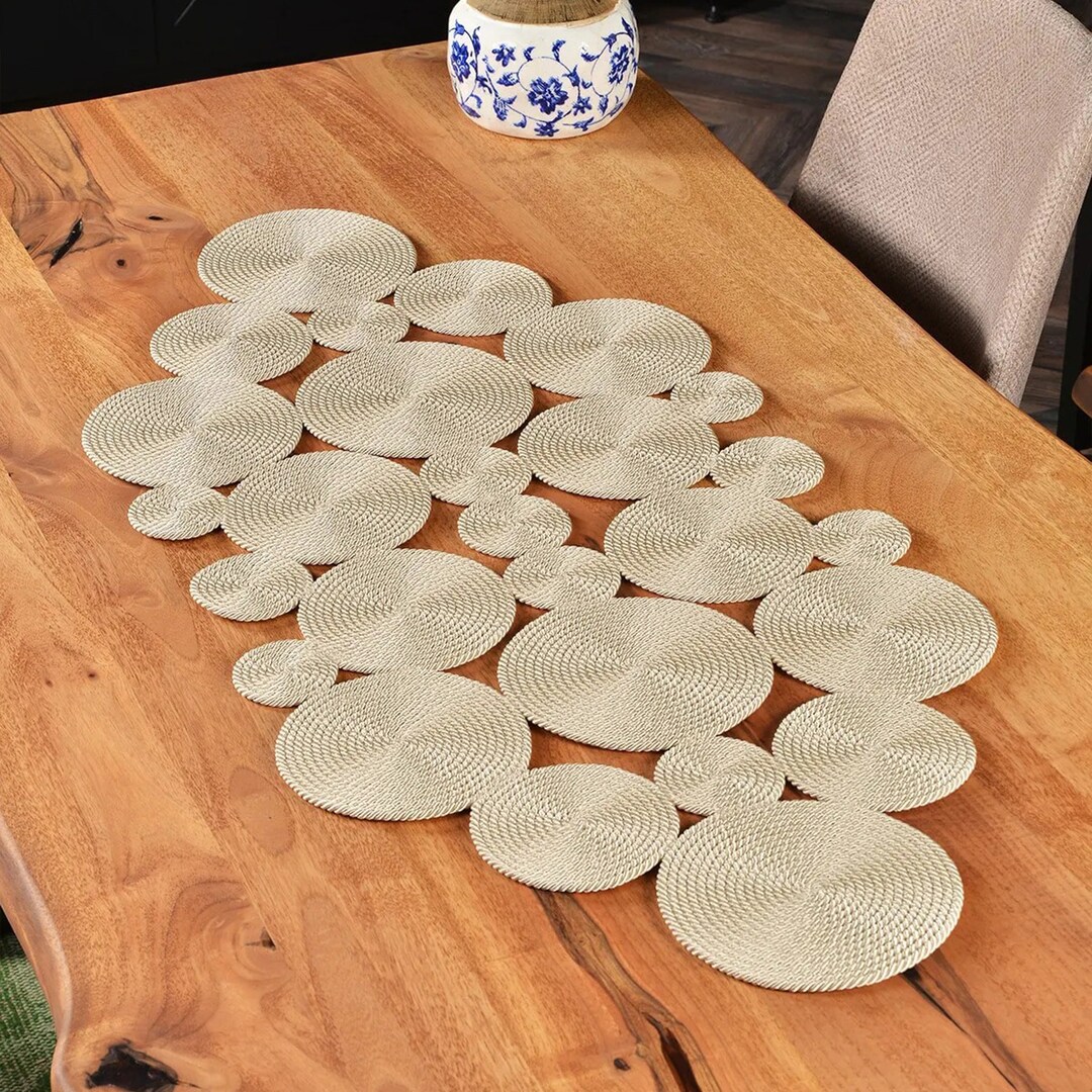 Wicker Table Runner Jute Table Cover Kitchen Table Runner for - Etsy