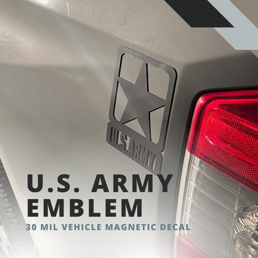 U.S Army Car Magnet Decal Army Vehicle Magnet Custom Military Magnetic ...