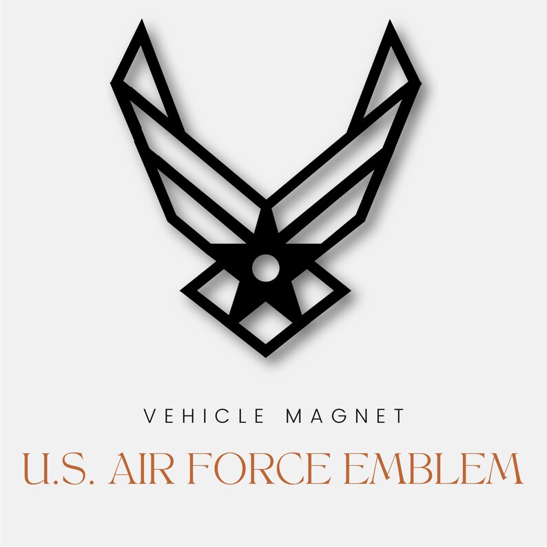 U.S Air Force Car Magnet USAF Mag Decal Patriotic Military Vehicle ...