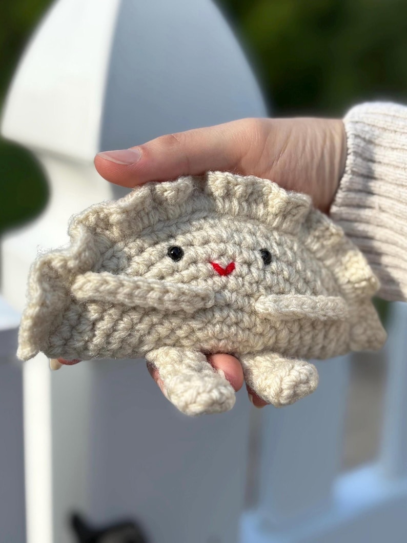 Pierogi Crochet Pattern ~ Amigurumi Little Dumpling Plushie ~ Crochet ...