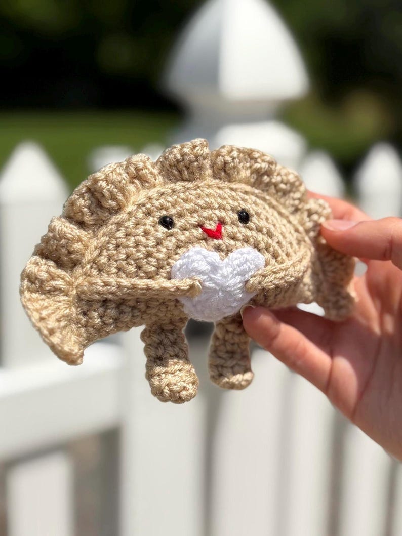 Pierogi Crochet Pattern ~ Amigurumi Little Dumpling Plushie ~ Crochet ...