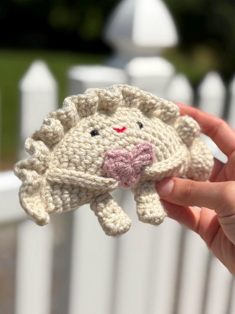 Pierogi Crochet Pattern ~ Amigurumi Little Dumpling Plushie ~ Crochet ...