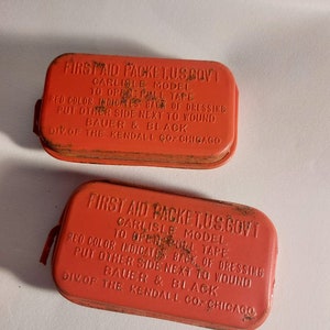 WW II First Aid Packet Carlisle Model Medical Kit - Sealed Box - Etsy