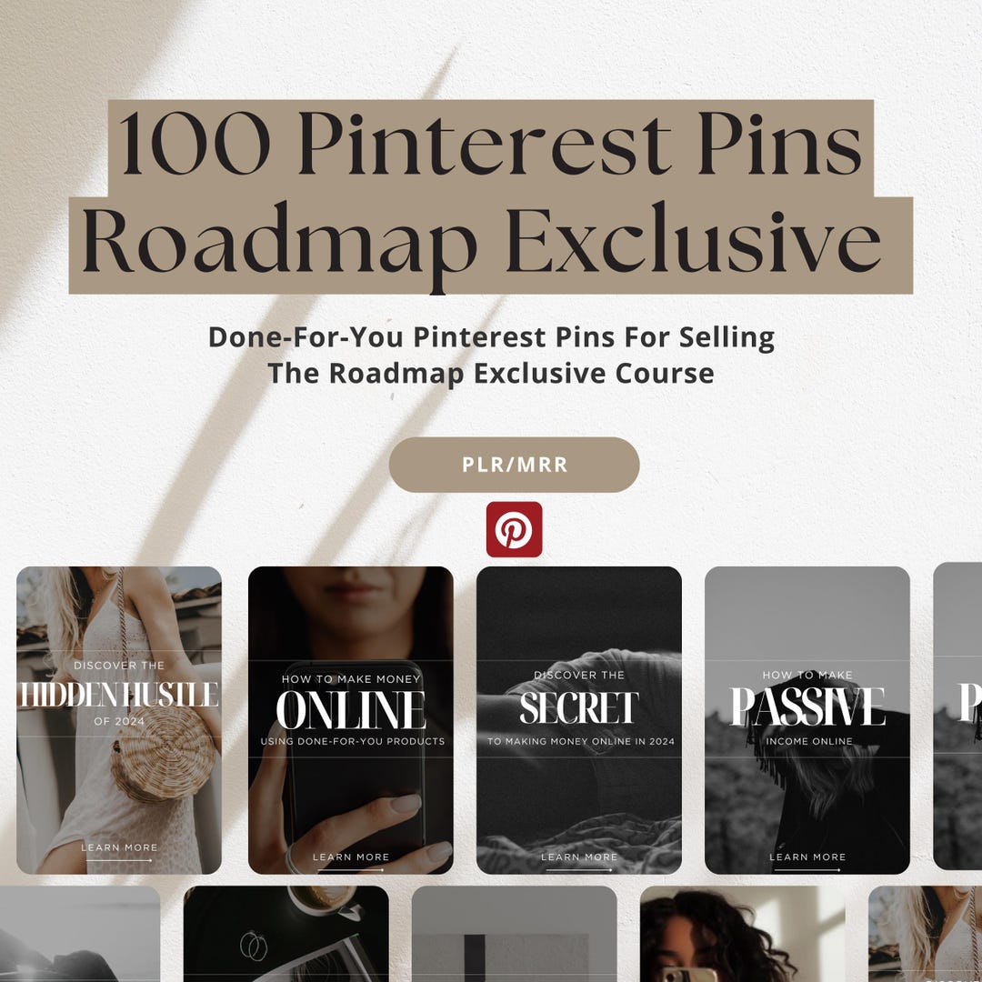 Roadmap Exclusive Story Templates, Pinterest Pins, 100 Pinterest Pins ...