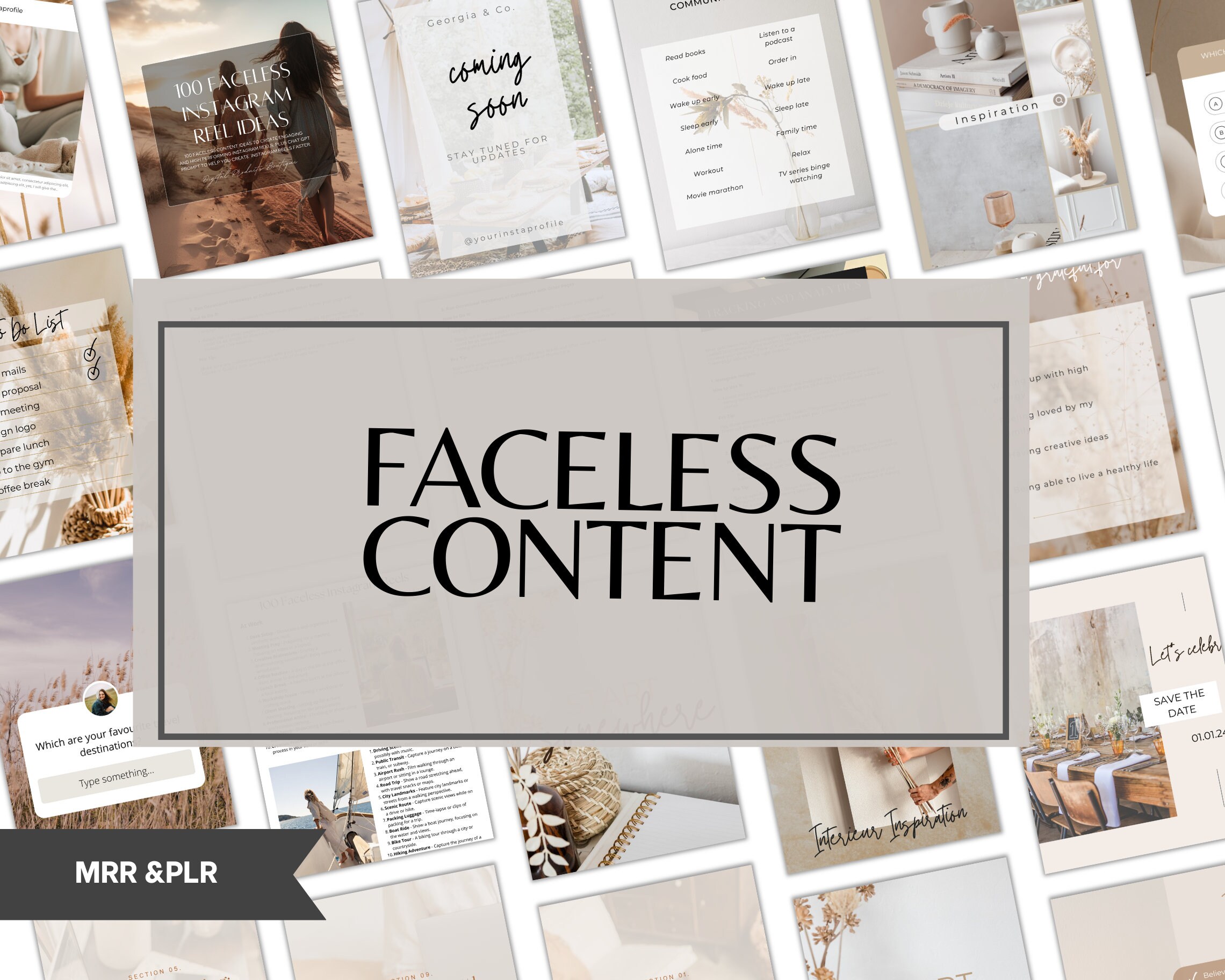 Faceless Videos Collection | Aesthetic Faceless Reels & Templates ...