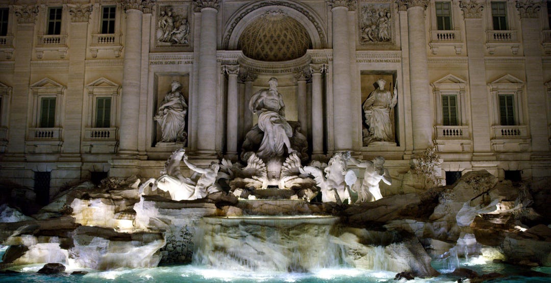 Trevi Fountain Rome Italy 4K - Etsy