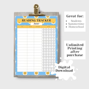 Reading Tracker, Reading Log, Classrooms and Homeschooling, Book Log ...