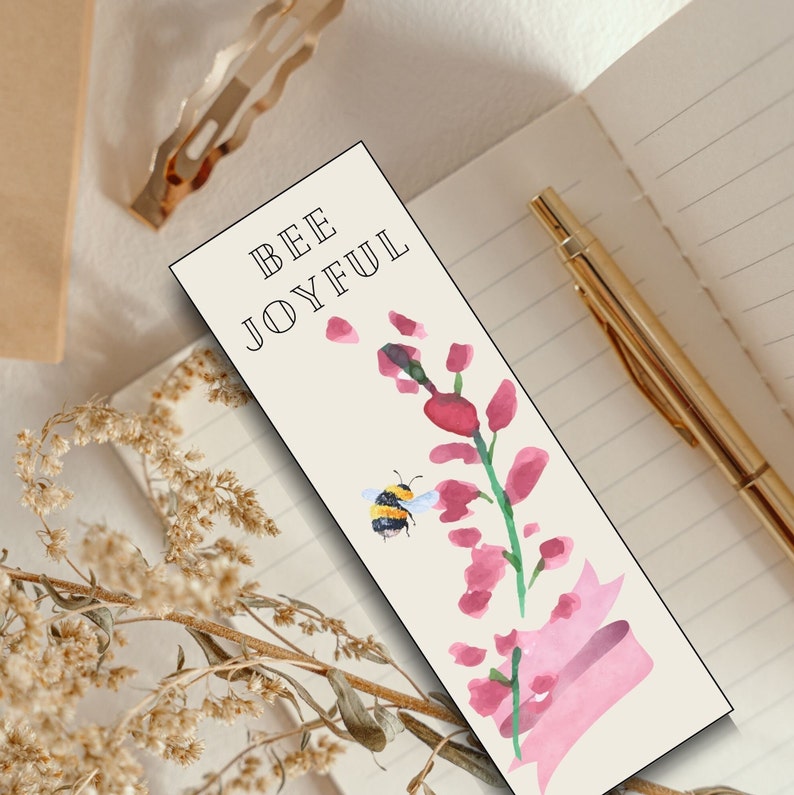 Printable Bookmarks, Unique Bookmarks, Bookmark Set, Floral Bookmark ...