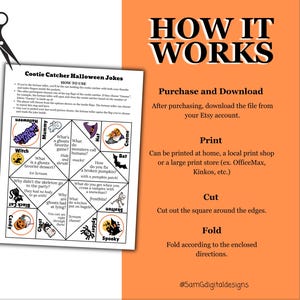 Fortune Teller, Halloween Jokes, Cootie Catcher, Printable Games, Party ...