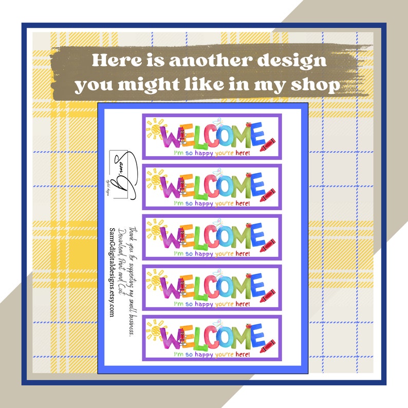 Printable Bookmarks Teacher Welcome to Students Letter, Beginning of ...