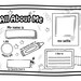 All About Me Back to School Activity, Printable First Day of School ...