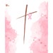 Cancer Surviver Gift, Breast Cancer Ribbon on Cross, Give It to God ...