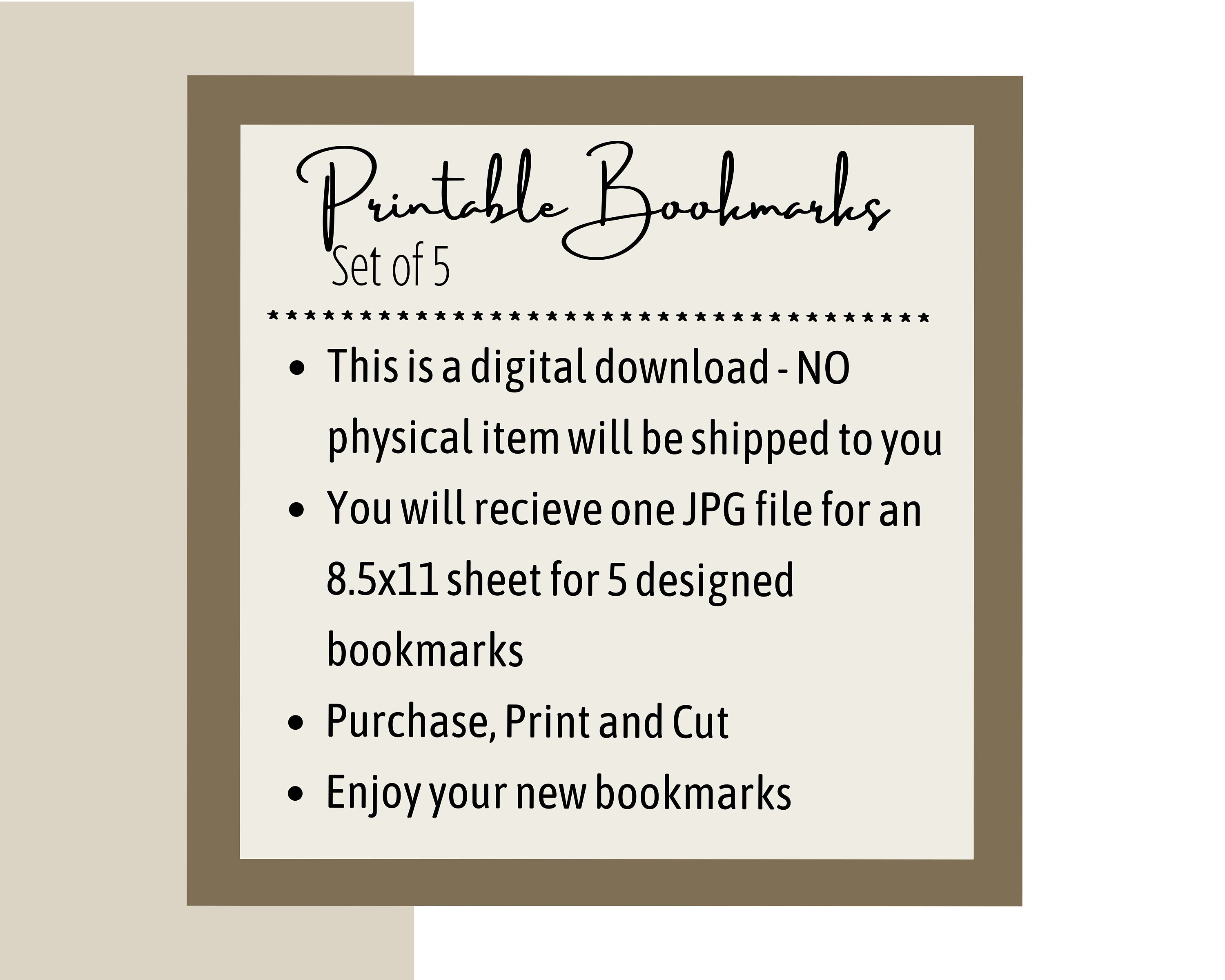 Printable Bookmarks for the Bookworm, Reader Gifts, Colorful Bookworm ...