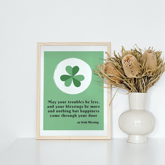 Four Leaf Clover Peace Quotes St. Patrick's Day Quotes For Luck And