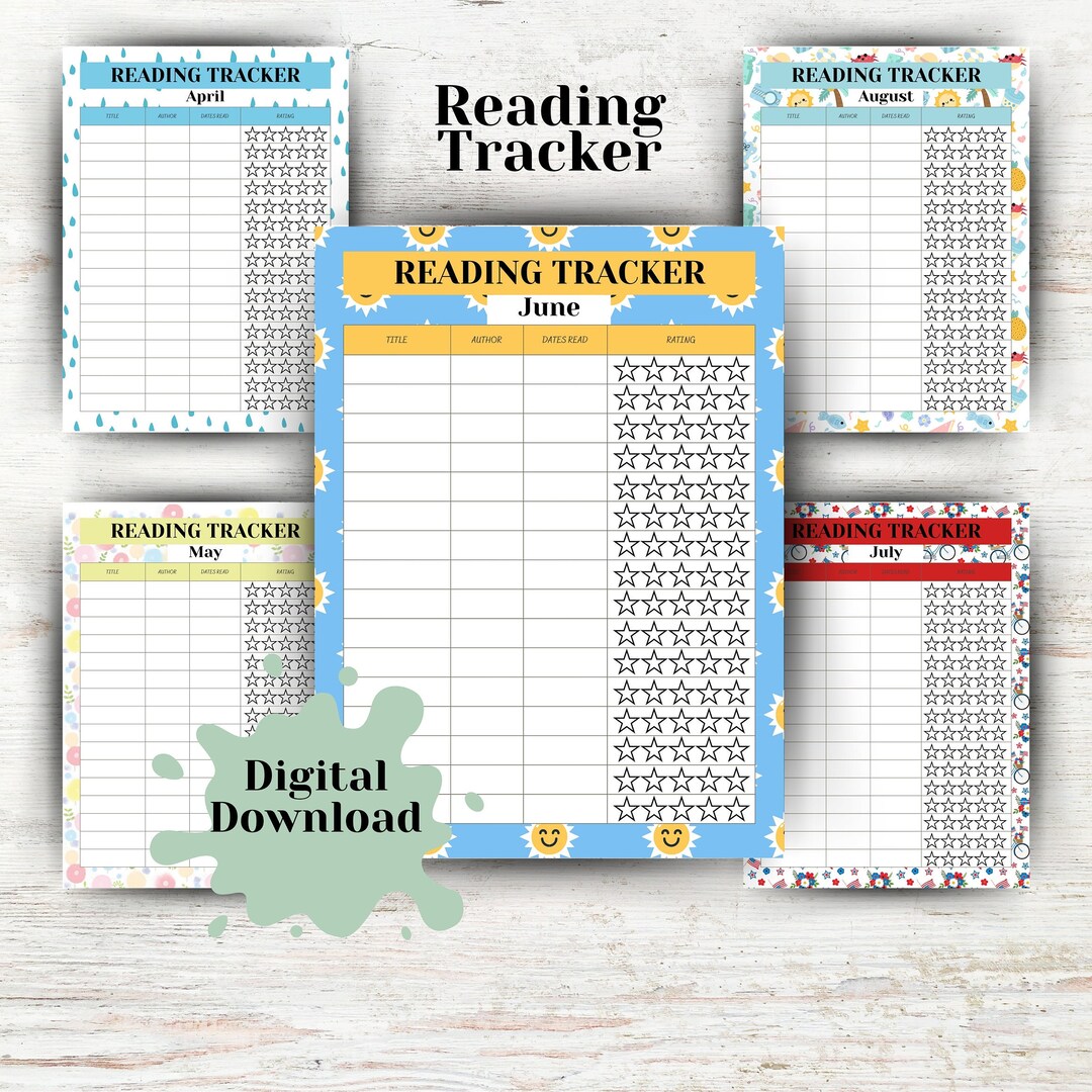 Reading Tracker, Reading Log, Classrooms and Homeschooling, Book Log ...