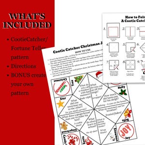 Cootie Catcher, Christmas Jokes, Paper Fortune Teller, Printable Games ...