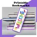 Printable Bookmarks Back to School Welcome, First Day of School ...