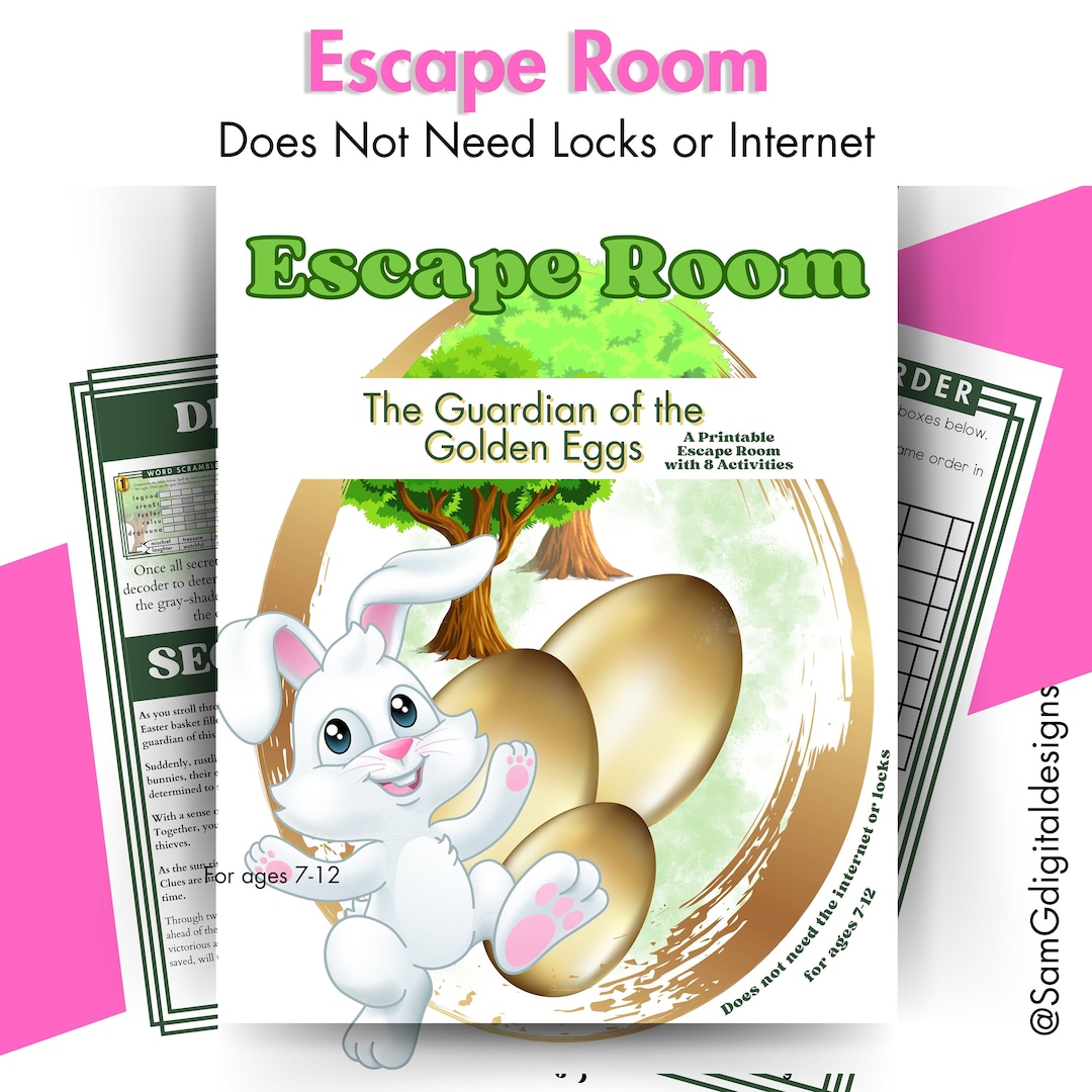 Escape Room Easter Printable Escape Room Instant Download, Escape Room ...