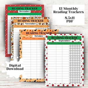 Reading Tracker, Reading Log, Classrooms and Homeschooling, Book Log ...