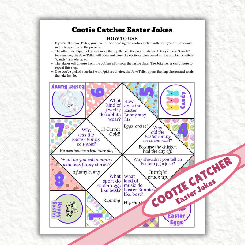 Cootie Catcher - Etsy