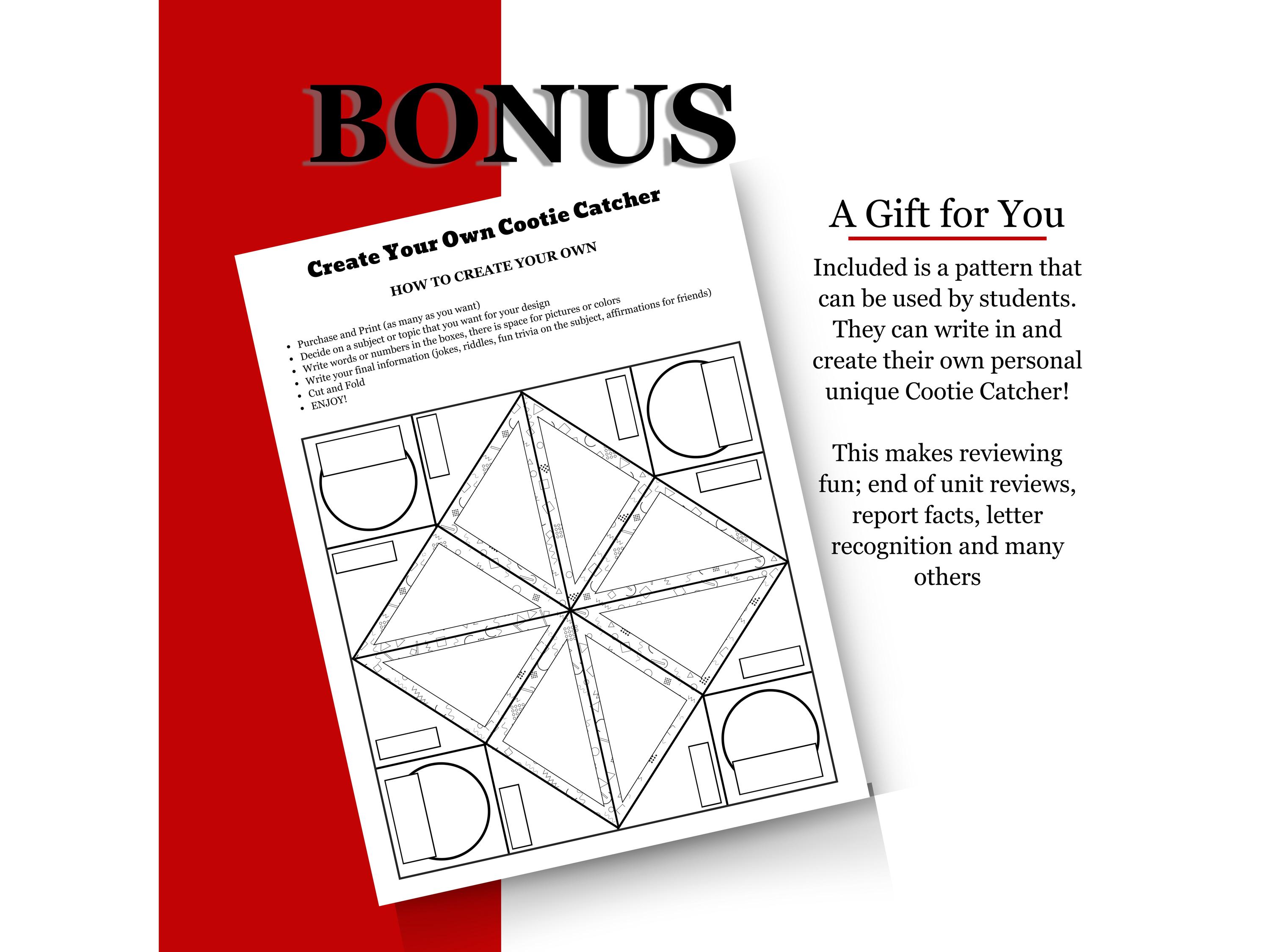 Cootie Catcher, Christmas Jokes, Paper Fortune Teller, Printable Games ...
