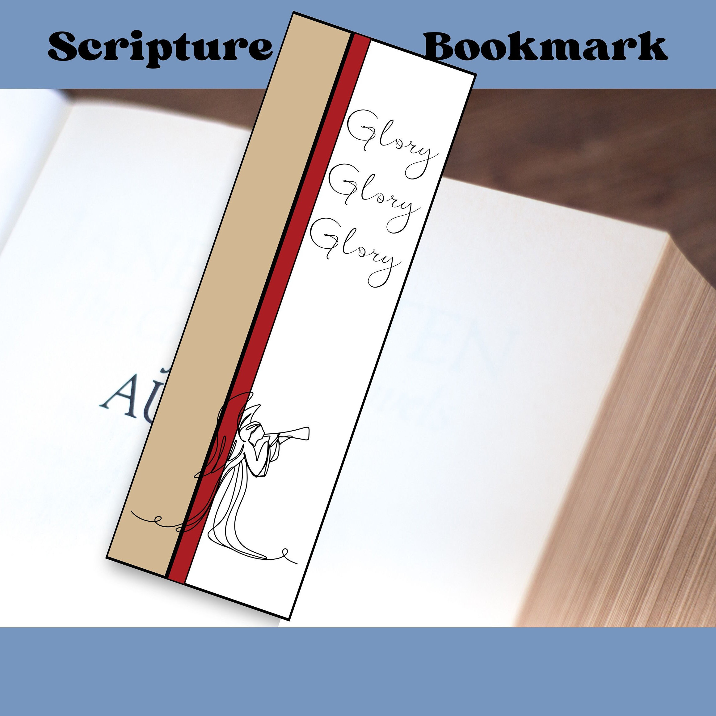Printable Bookmarks Christmas Nativity Bookmark Set | Set of 5 ...