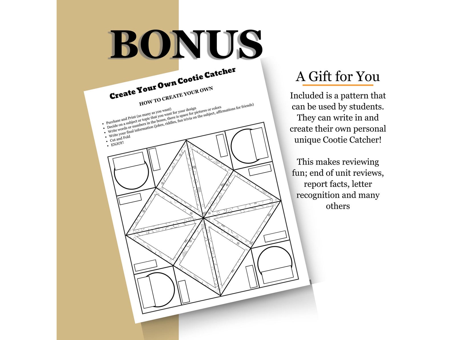 Cootie Catcher, Thanksgiving Jokes, Paper Fortune Teller, Printable ...