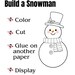 Build a Snowman, Printable Kindergarten, Snowman Building, Digital ...