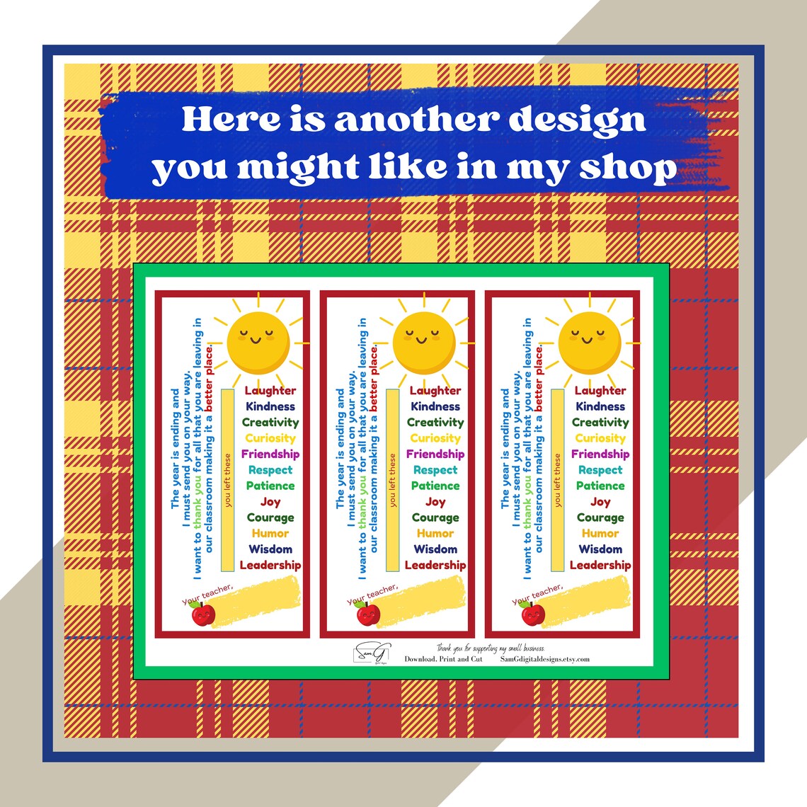 End of the Year Printable Bookmarks for Beginning Readers From Teacher ...