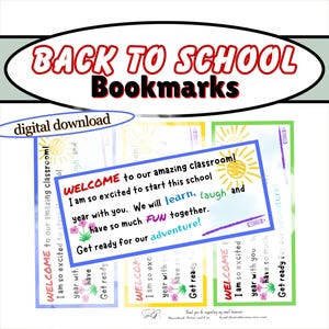 Printable Bookmarks, Bookmark Designs, Beginning of the Year, From ...