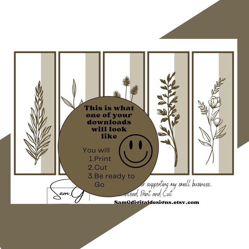 Printable Bookmarks, Unique Bookmarks, Bookmarks for Women, Modern ...
