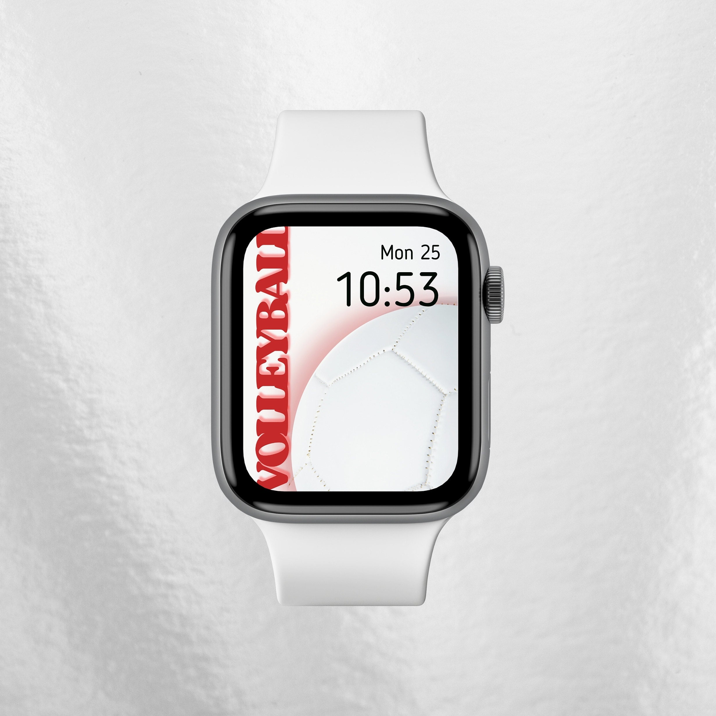 Volleyball Watch Face Wallpaper, Sports Watch Face, Compatible Apple ...