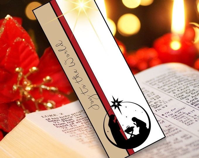 Printable Christmas Coloring Bookmarks, Color Your Own Bookmarks ...