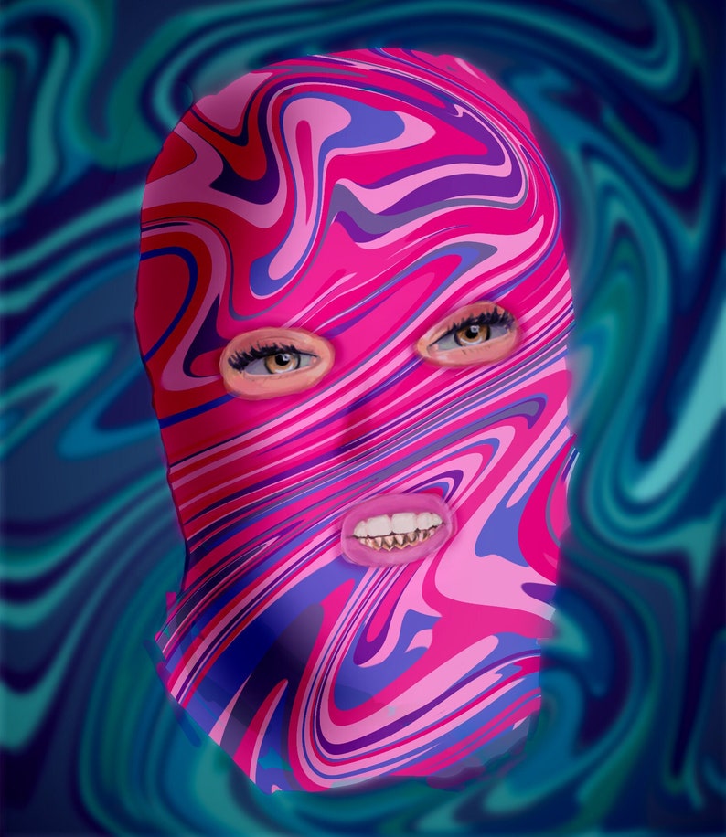 Ski-mask PNG JPG SVG - Etsy UK