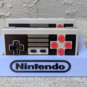 Nintendo NES Game Controller Holder ANY Colors Holds 2 - Etsy