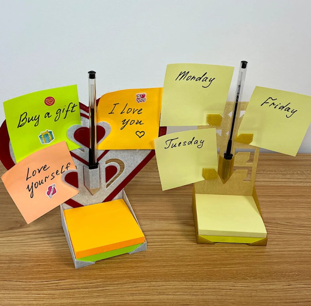 Post-it Note Holder Hanger Desk Organization Tool Sticky Note To-do ...