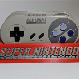 Nintendo SNES Game Controller Holder ANY Colors Holds 2 - Etsy