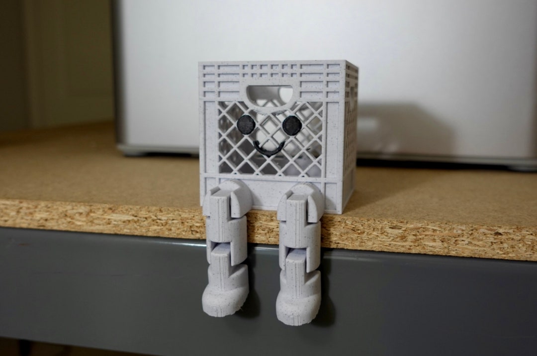 Mini Crate With Articulated Legs Face Mini Brands Desk - Etsy