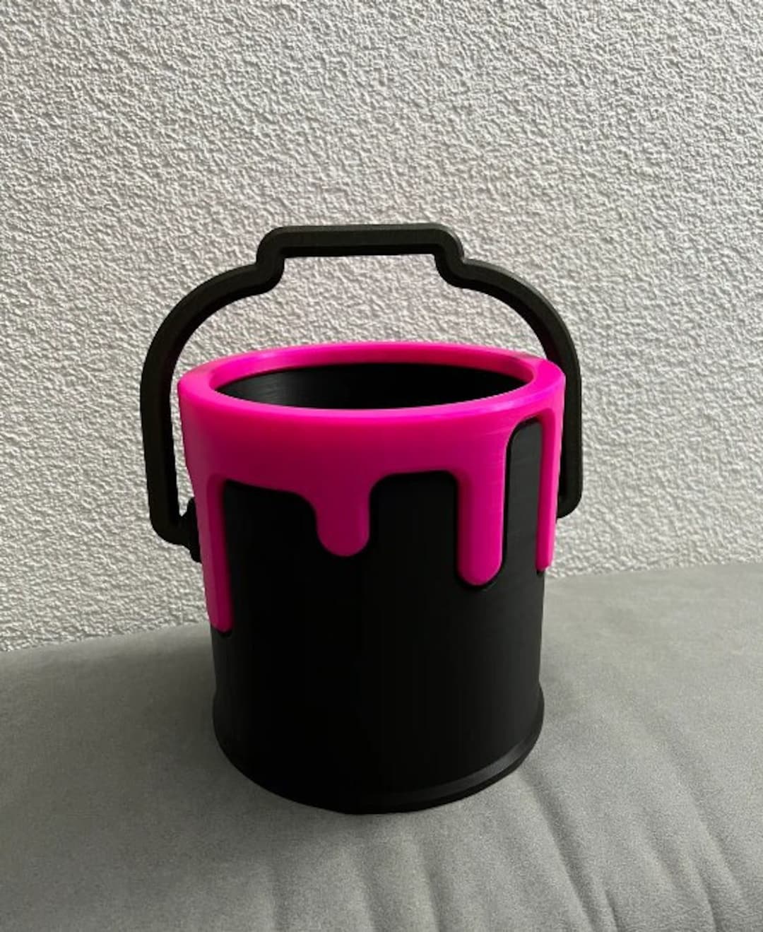 Drippy Paint Bucket Desk Organizer 3D Printed Paint Bucket - Etsy