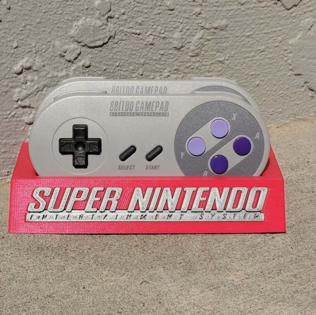 Nintendo SNES Game Controller Holder ANY Colors Holds 2 - Etsy