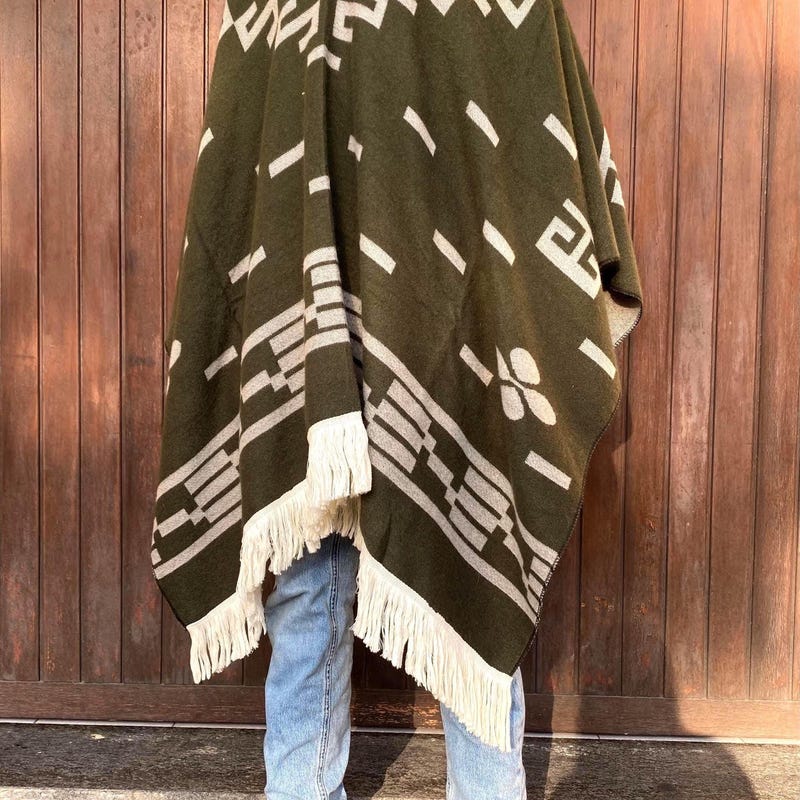 Cowboy Poncho - Etsy