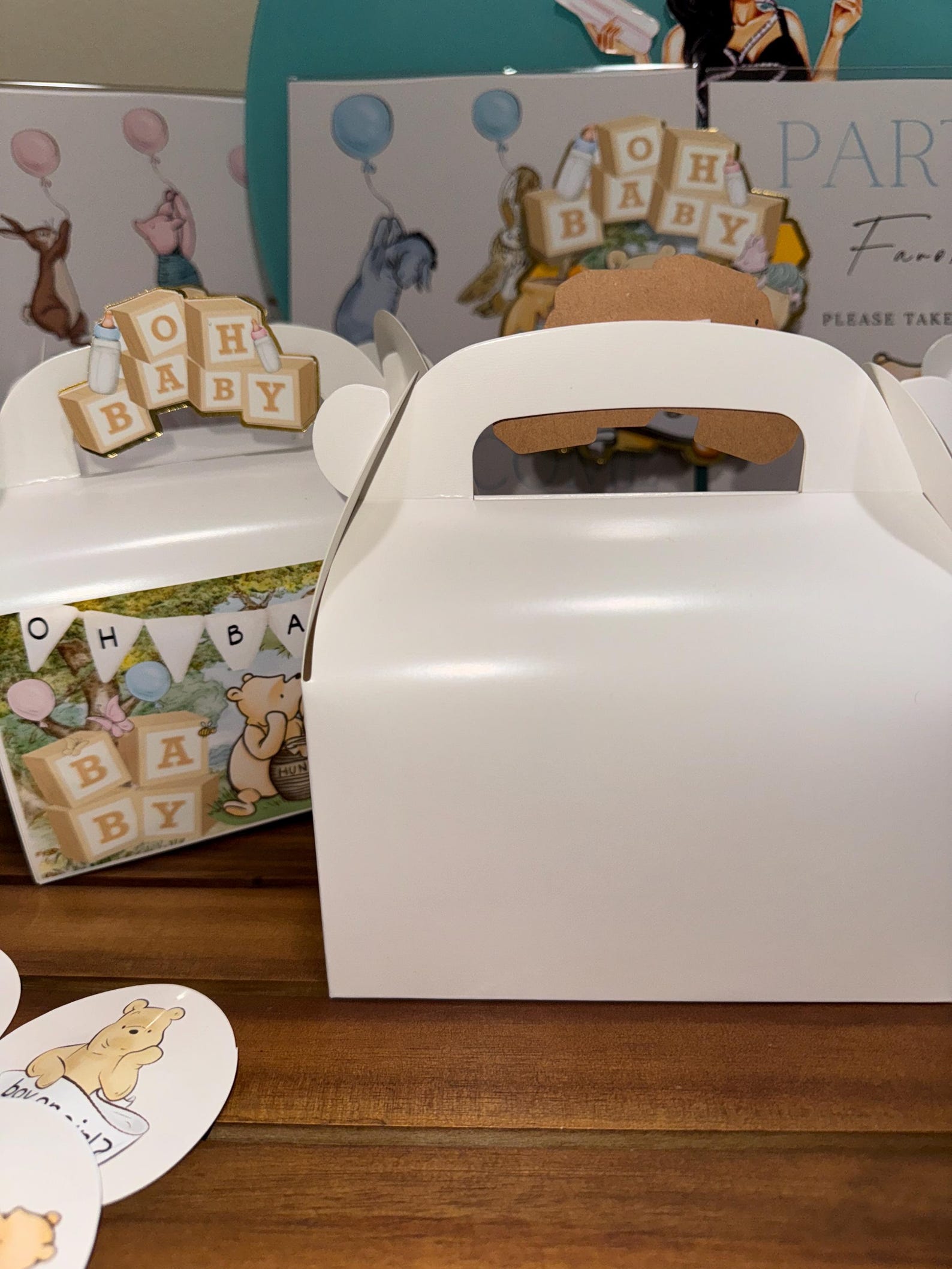Custom Gable Favor Box: Party Treat Boxes, All Colors - Etsy