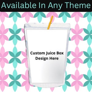 Custom Juice Pouches: Personalized Birthday Party Favors - Etsy
