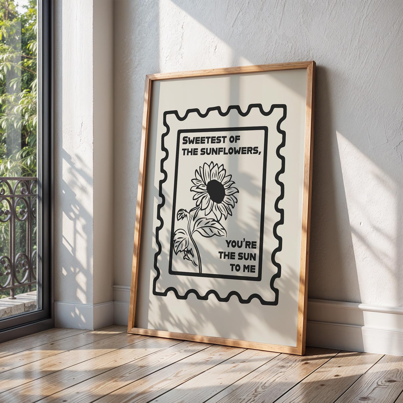 Sun to Me Western Music Lyric Poster: Cowboy Rodeo Art Decor (digital ...