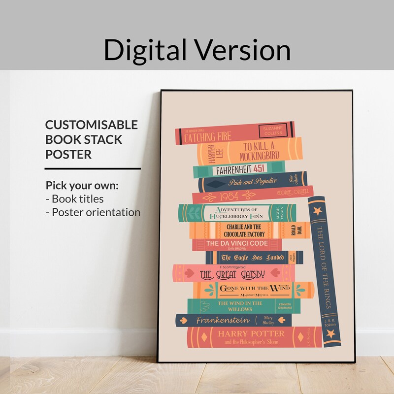 Book Poster - Etsy