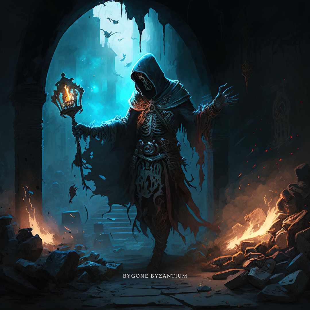 Surreal "necromancer" Printable Wall Art / Dreamlike Visual / Magical ...