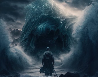 Surreal "floating Island" Printable Wall Art / Dreamlike Visual ...