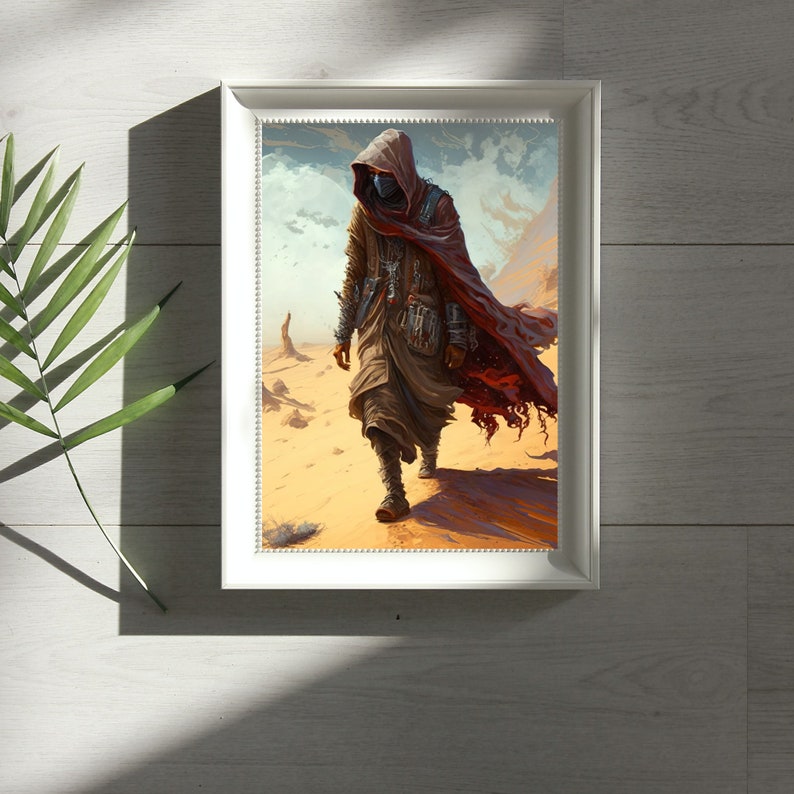 Surreal "desert Nomad" Printable Wall Art / Dreamlike Visual / Magical ...