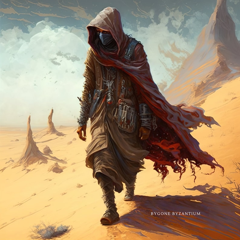 Surreal "desert Nomad" Printable Wall Art / Dreamlike Visual / Magical ...